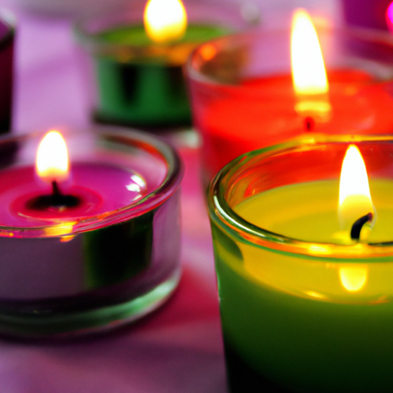 Colores simbólicos de las velas: descubre su significado